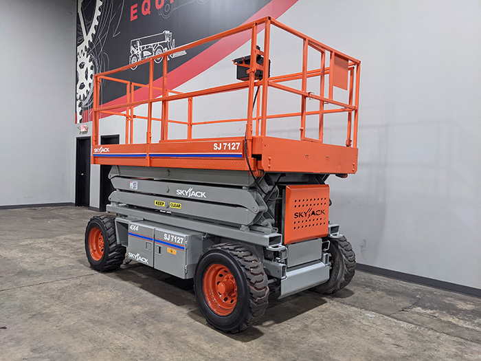 Купить Лифт 2007 SKYJACK SJ7127 PNEUMATIC SCISSOR LIFT 4X4 DUAL FUEL ...